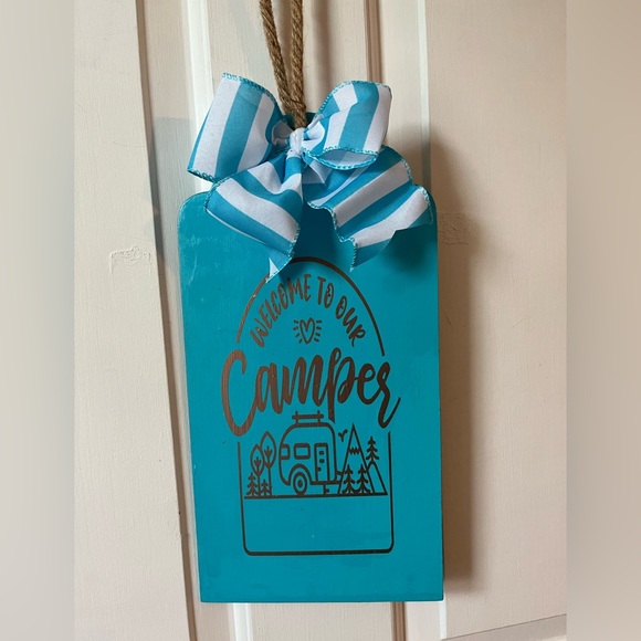 Accents | New Handmade Camper Welcome Sign | Poshmark